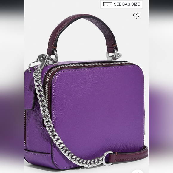 Coach | Bags | New Coach Disney Villains Ursula Box Crossbody Bag ...